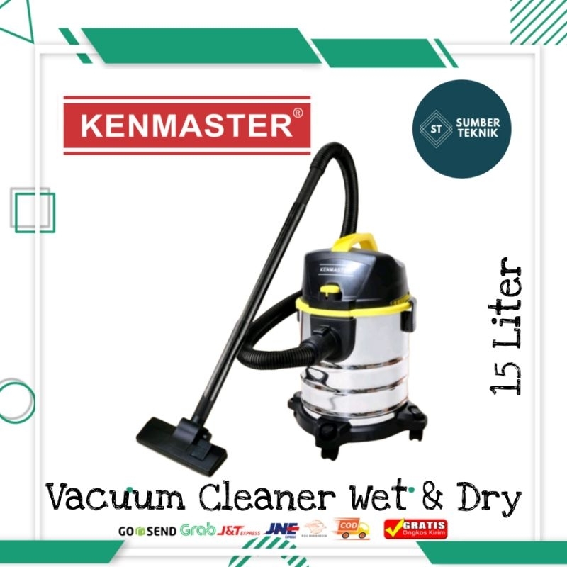 Jual KENMASTER KM-360 Vacuum Cleaner Wet & Dry Mesin Sedot Debu Kering ...