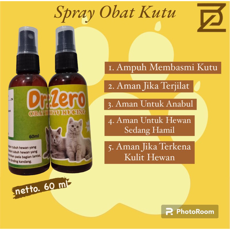 Jual Obat Kutu Kucing Spray Ampuh Mengatasi Kutu Dan Telur Kutu Semprot ...