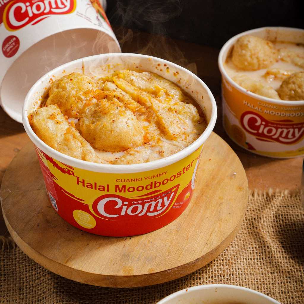 Jual CIOMY Cuanki Instan Non MSG Chicken Cheese Cup Spicy Reguler Lite ...
