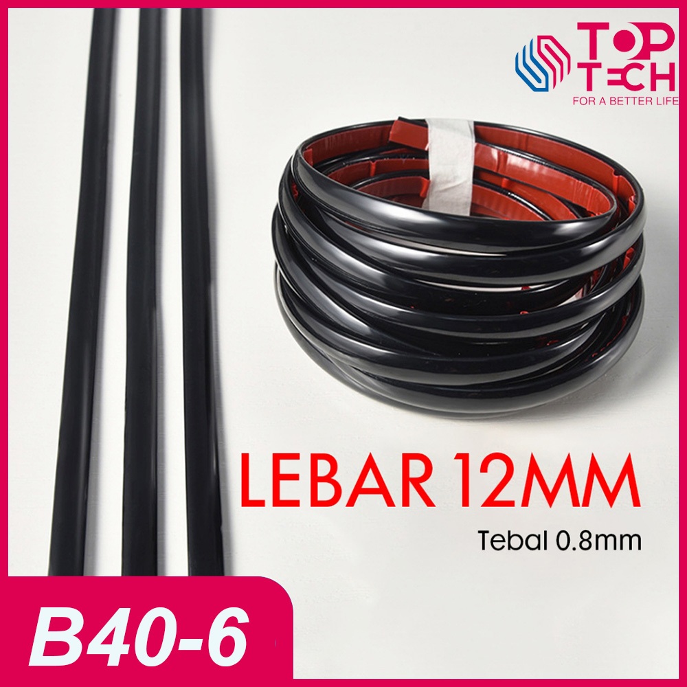 Jual Toptech - Wall STICKER PANJANG 1 METER / LIST PLAT STRIP MIRROR ...