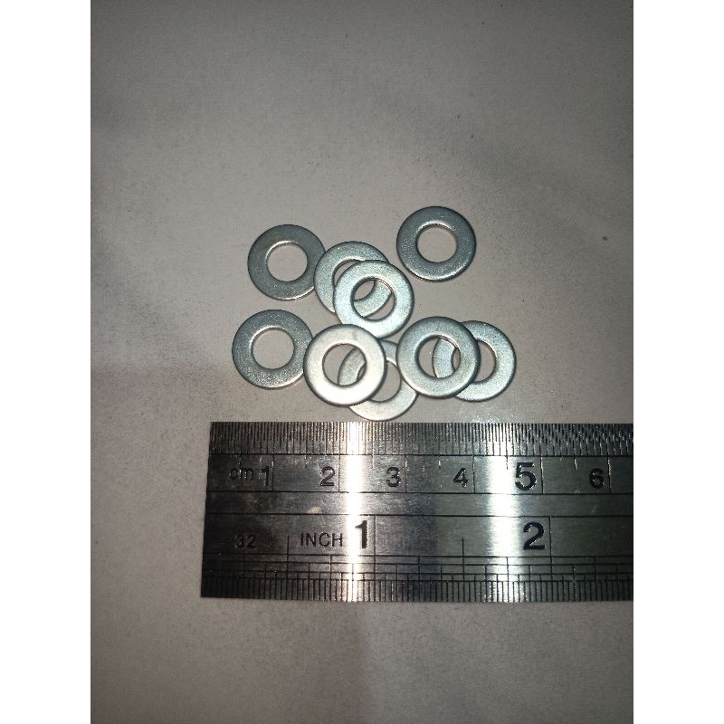 Jual RING PLAT M6 PUTIH TEBAL 1MM | Shopee Indonesia