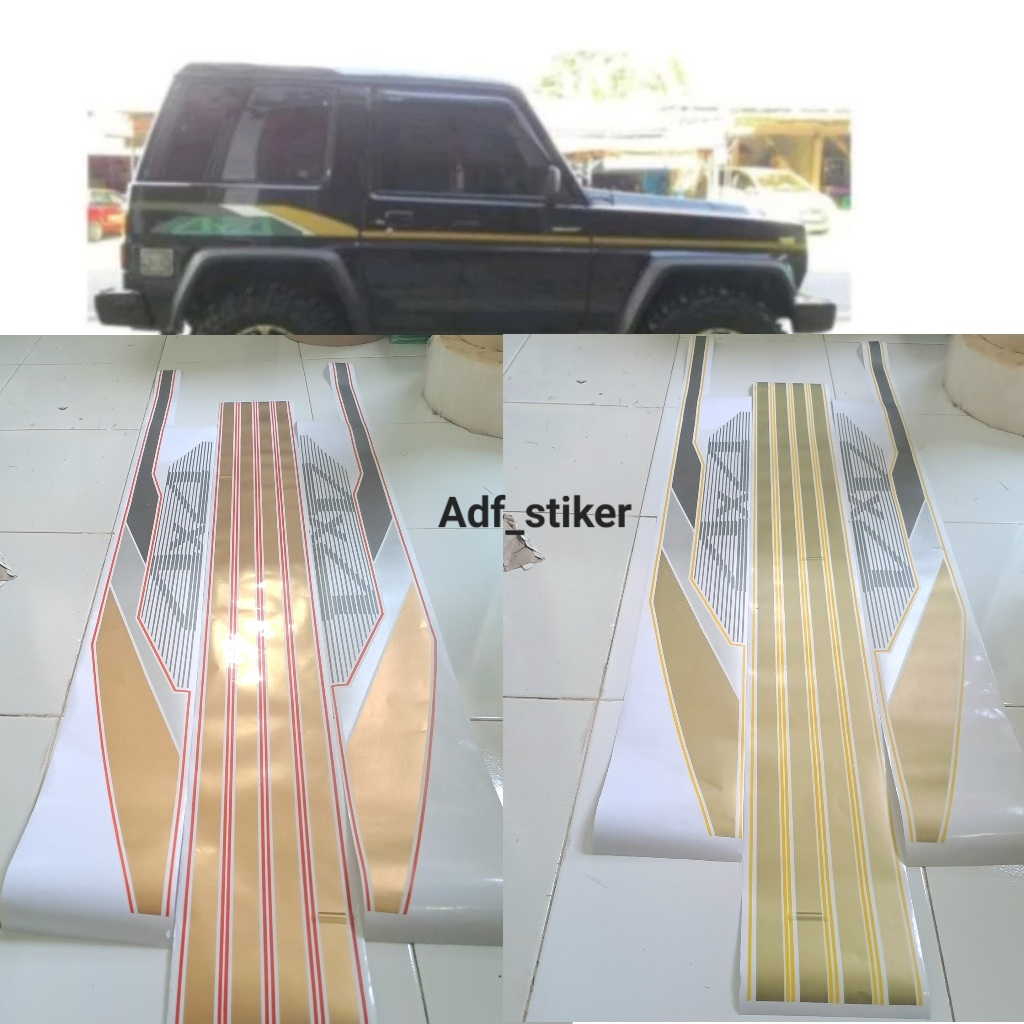 Jual Stiker Striping List Body Taft 4x4 / stiker Taft 4x4 GT Rocky ...