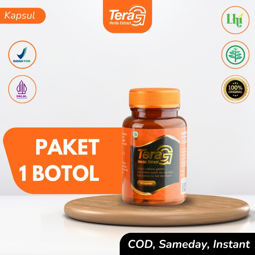 Jual TERA G Obat Herbal untuk mengatasi masalah lambung, Maag, GERD dan ...