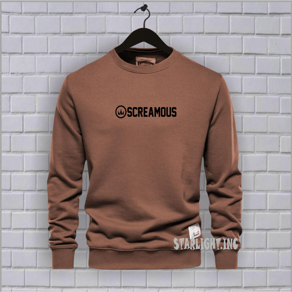 Jual CREWNECK SCREAMOUS Jaket Distro Sweater Oblong Pria Wanita ...