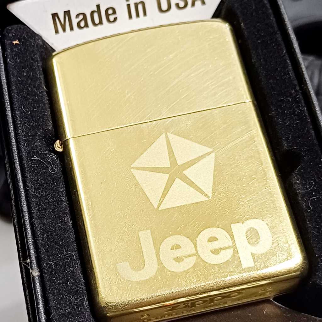 Jual korek api classic bahan kuningan motif grapir satu suara warna ...