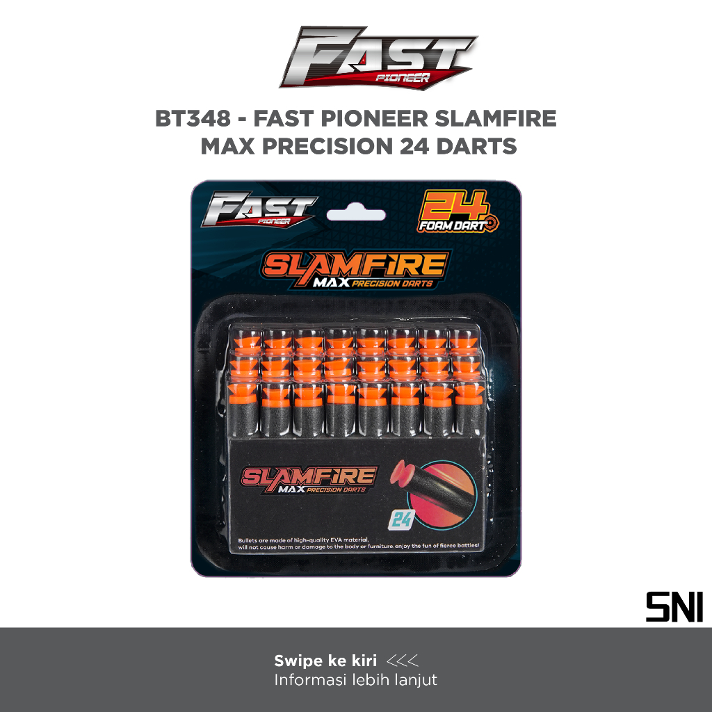 Jual FAST PIONEER Slamfire Max Precision 24 Darts BT348 | Shopee Indonesia