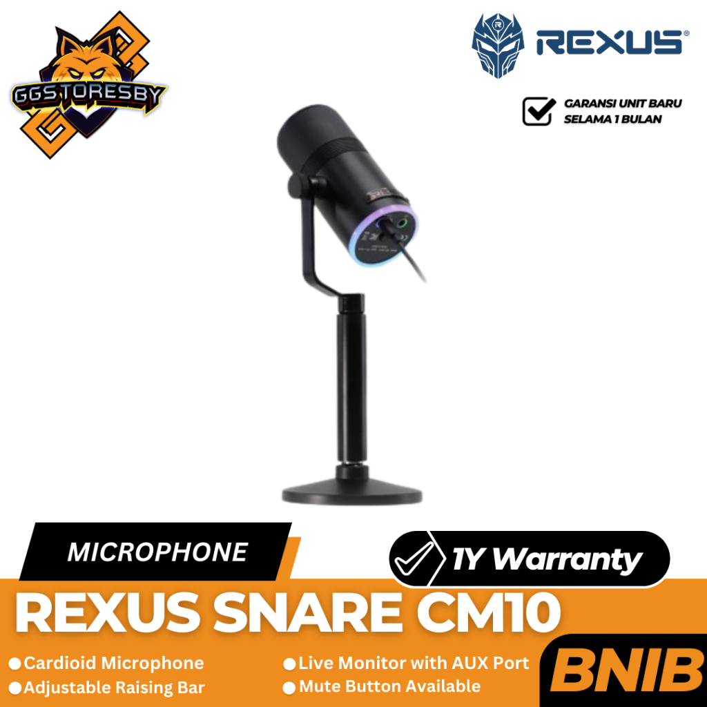 Jual Rexus Microphone Snare Cm10 | Shopee Indonesia