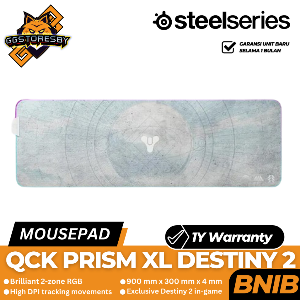 Jual STEELSERIES QCK PRISM XL DESTINY 2 EDITION Gaming Mousepad ...