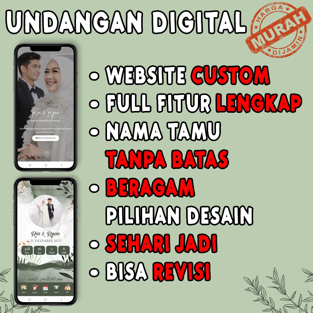 Jual Undangan Digital Web | Undangan Digital Website | Undangan Digital ...