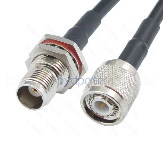Jual Kabel Jumper RG58 TNC Female Bulkhead ke TNC Male Panjang 40CM ...