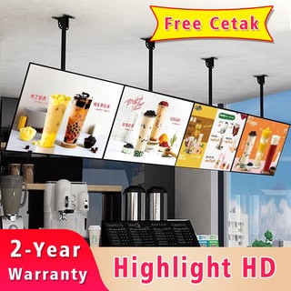 Jual READY LED Cafe Menu Board BRACKET | LED Signboard | Light Board ...