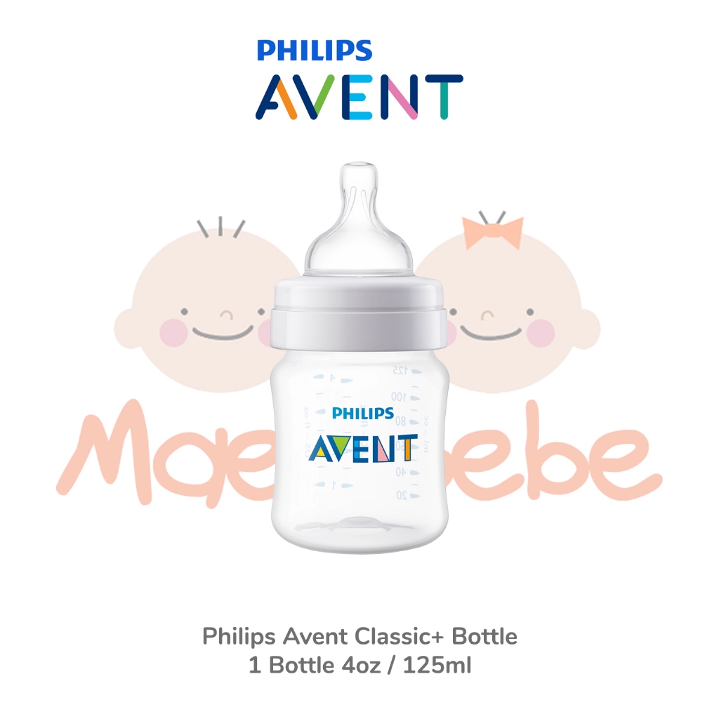 Jual Philips Avent Classic+ Single 1 Bottle Botol Susu Bayi 0m+ 4oz ...