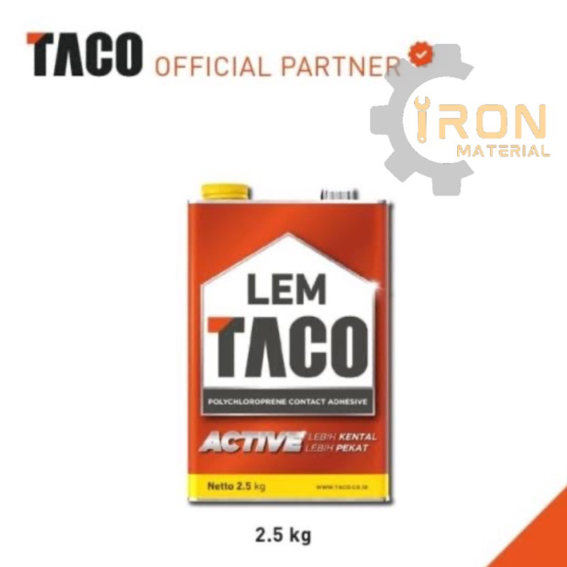 Jual LEM KUNING SERBAGUNA TACO ACTIVE 2,5kg | Shopee Indonesia