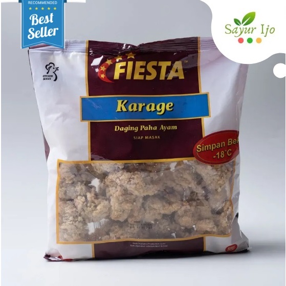 Jual Fiesta Chicken Karage 500 Gram /Pack Fresh Frozen Daging Paha Ayam ...