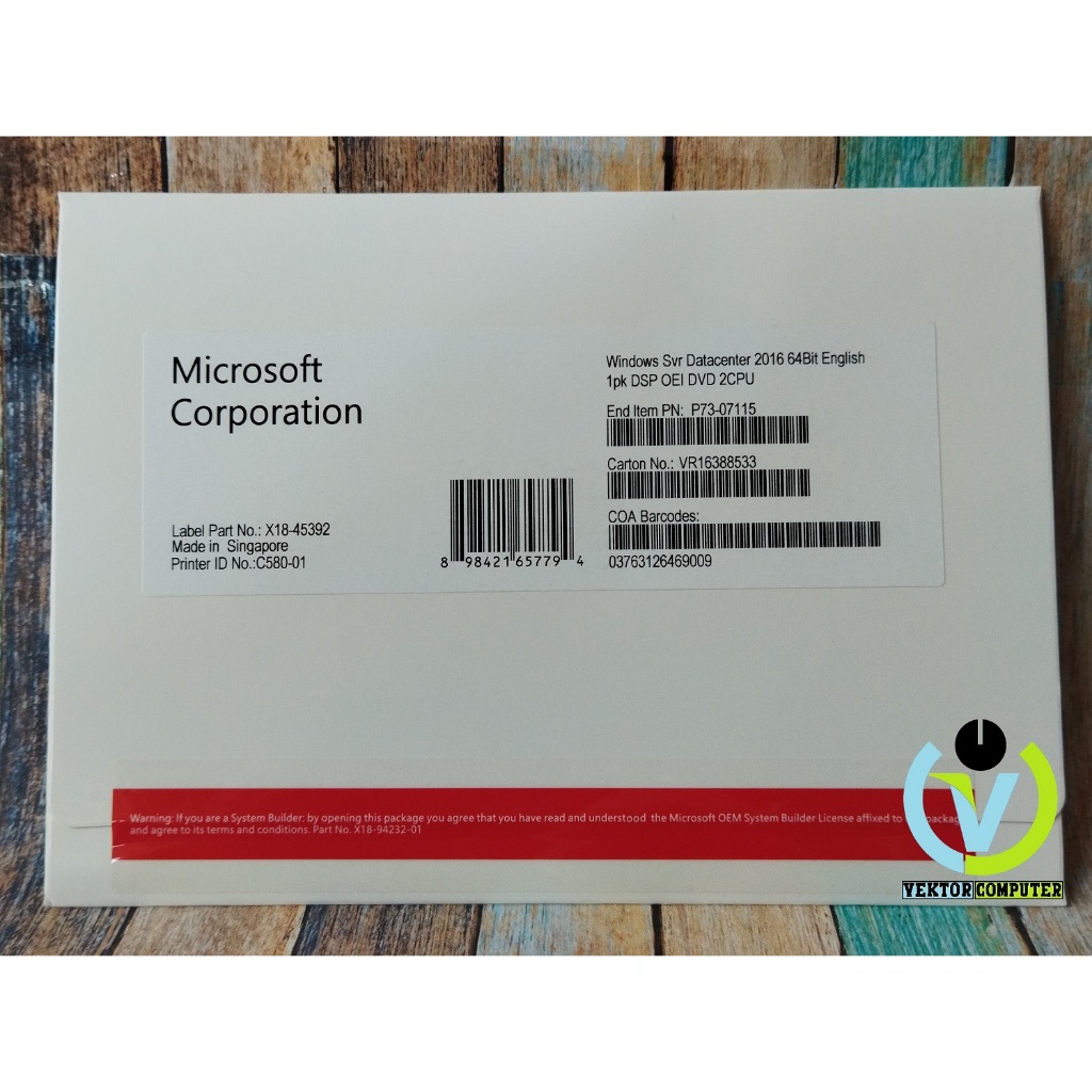 Jual Windows Server 2016 Datacenter 16 Core With COA DVD Original ...