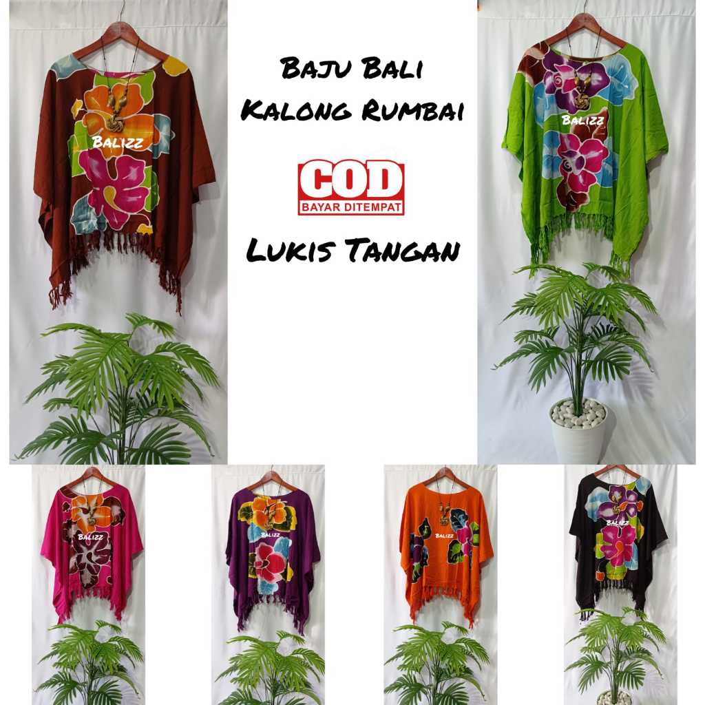 Jual Baju pantai Model kalong/baju bali/baju pantai/baju bali model ...