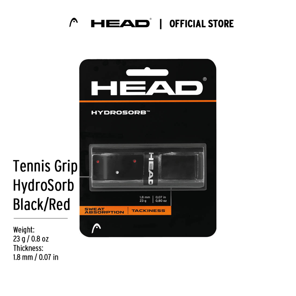 Jual HEAD HydroSorb Grip Black Red - Grip Tennis | Shopee Indonesia