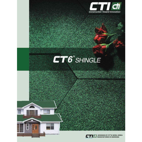 Jual Genteng Aspal Bitumen CTi CT6 | Hexagonal Asphalt Roofing Shingle ...