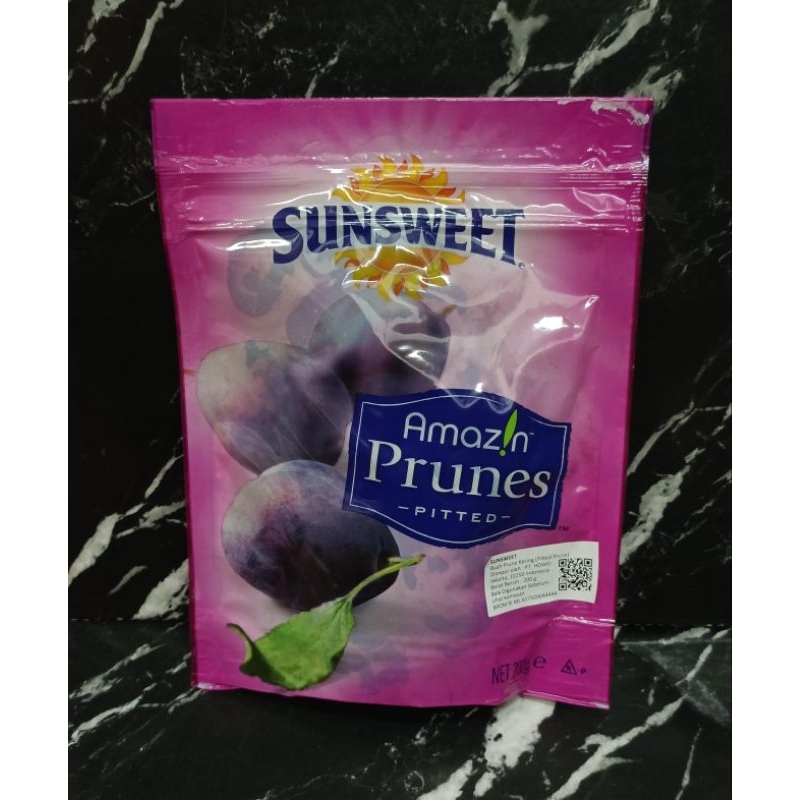 Jual SUNSWEET PRUNES 200GR/buah plum/PITTED PRUNES/PRUNE/buah prune ...