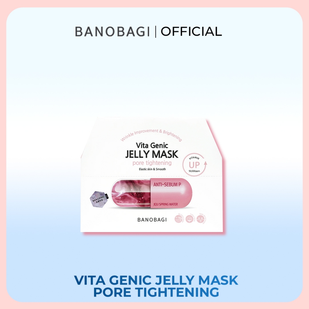 Jual [1 BOX] BANOBAGI - Vita Genic Jelly Mask Pore Tightening ...