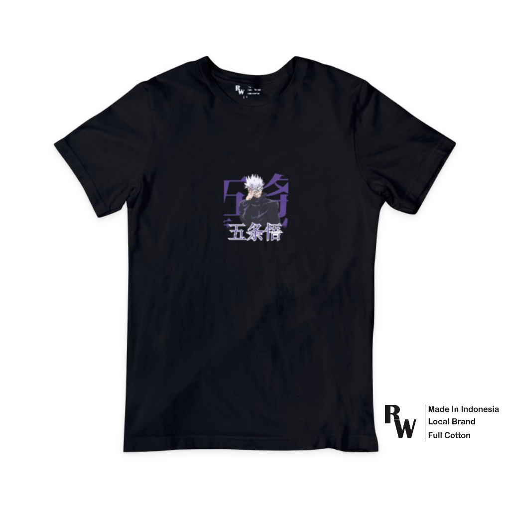 Jual Kaos Anime Jujutsu Kaisen Gojo Satoru / Baju Gojo Satoru Original ... Jual Kaos Anime Jujutsu Kaisen Gojo Satoru / Baju Gojo Satoru Original ...
