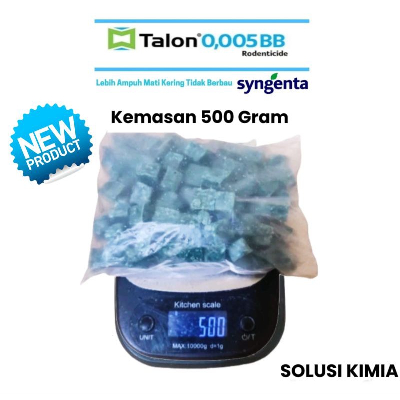 Jual Racun Tikus Super Ampuh Pembasmi Tikus Mati Kering 500 Gram (Talon ...