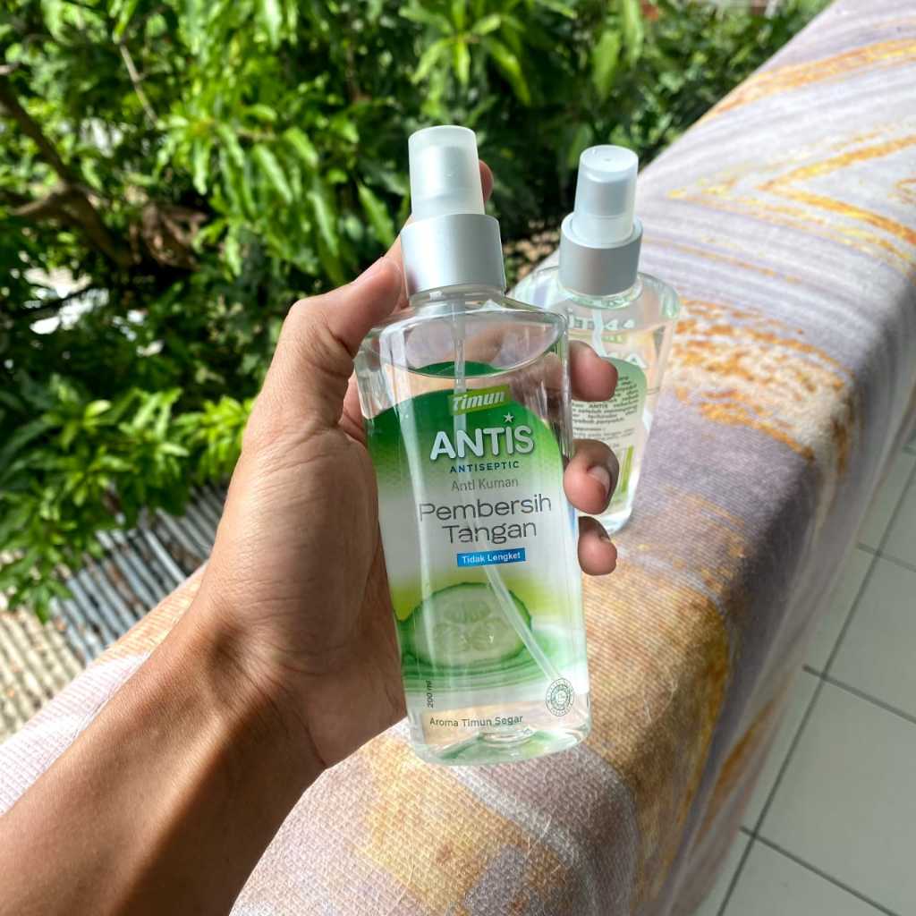 Jual Hand sanitizer ANTIS spray 200 ml aroma timun - kesehatan ...