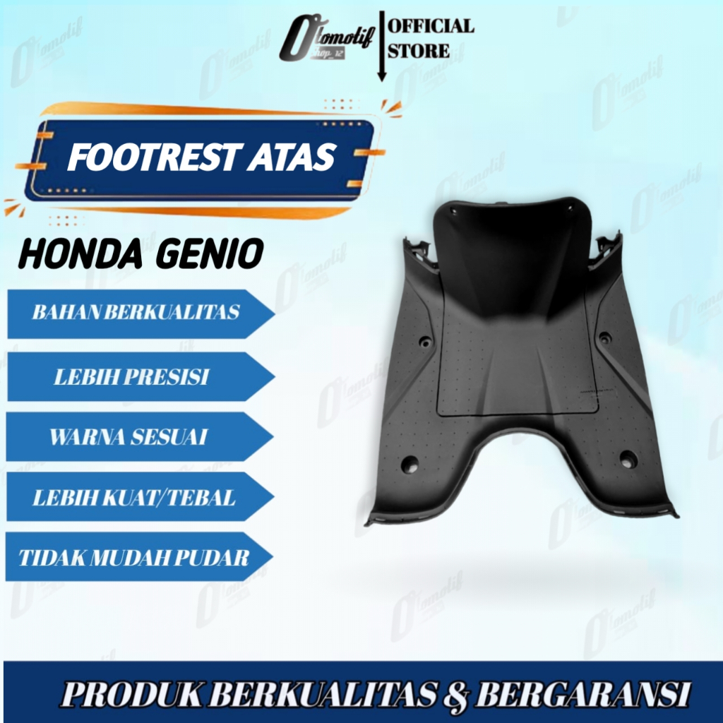 Jual Step Floor/ Footrest Atas Cover Lantai Pijakan Kaki Honda Genio FI ...
