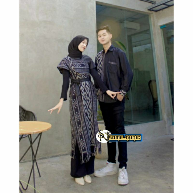 Jual READY STOCK - Baju tenun couple - baju tenun - dress tenun - dress Aurora - couple tenun ...
