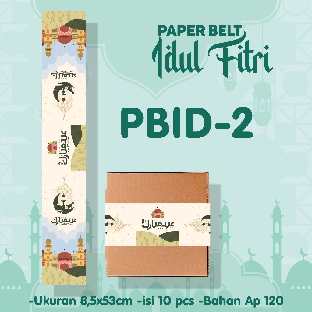 Jual Paper Belt hampers idul fitri - Paper Sleeve - paperbelt idul ...