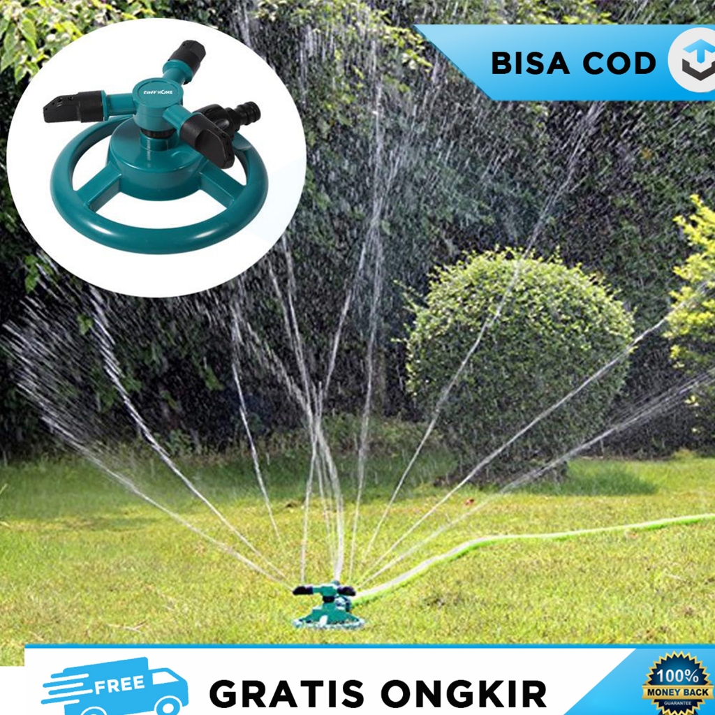 Jual PENYIRAM TANAMAN OTOMATIS PUTARAN 360 DERAJAT 3 NOZZLE ABS ...