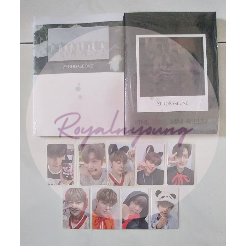 Jual ZB1 ZEROBASEONE - The 1st Mini Album [YOUTH IN THE SHADE] Hanbin Jiwoong Matthew Taerae ...