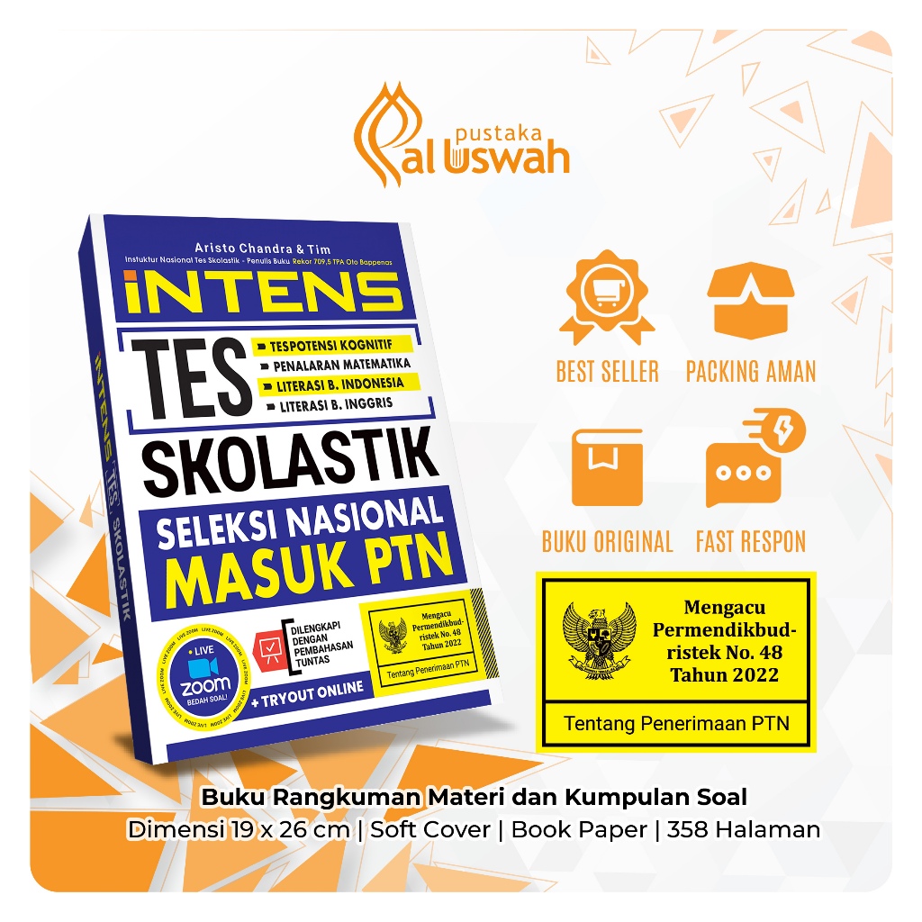 Jual BUKU SNBT TPS : INTENS MATERI TES SKOLASTIK & KOGNITIF TERUPDATE ...