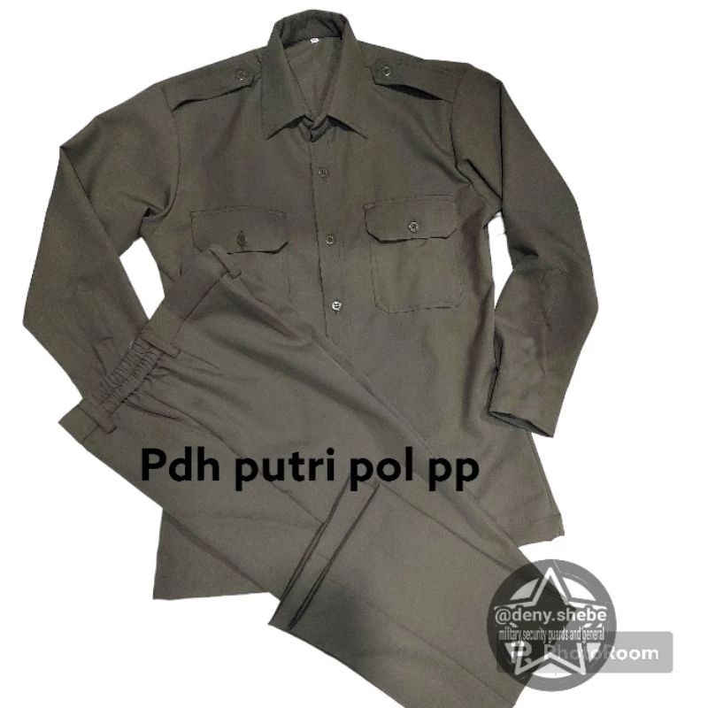 Jual SERAGAM baju PDH POL PP pria dan wanita | Shopee Indonesia