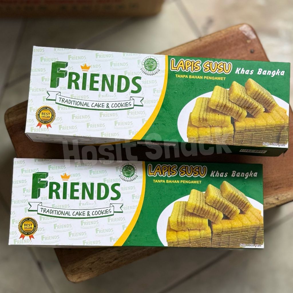 Jual Kue Lapis Bangka 30x10 Halal / Kue Lapis Susu Bangka FRIENDS Halal ...