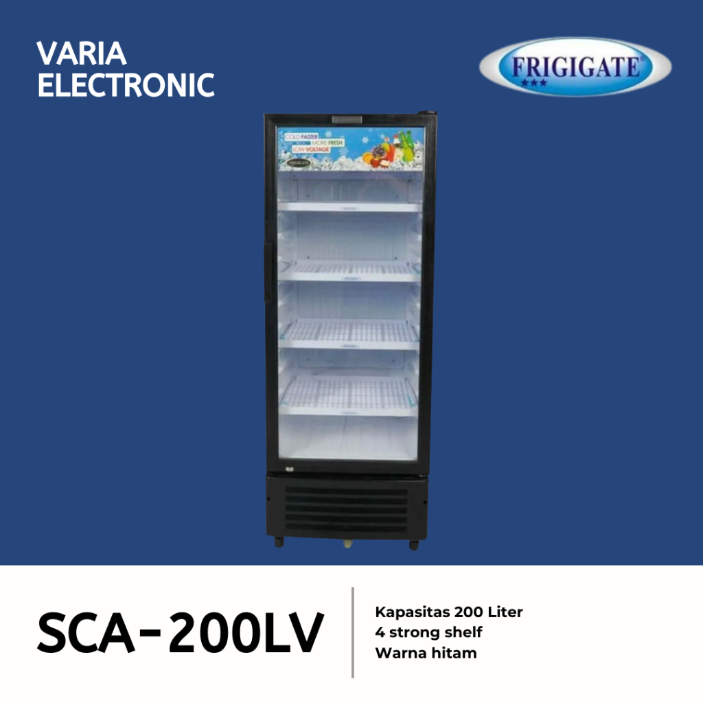 Jual Showcase FRIGIGATE SCA200LV 200 Liter | Shopee Indonesia