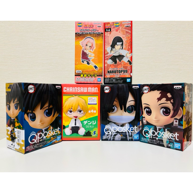Jual Action Figure Mini KnY/Chainsaw man/Naruto/Sakura/Neji | Shopee ...