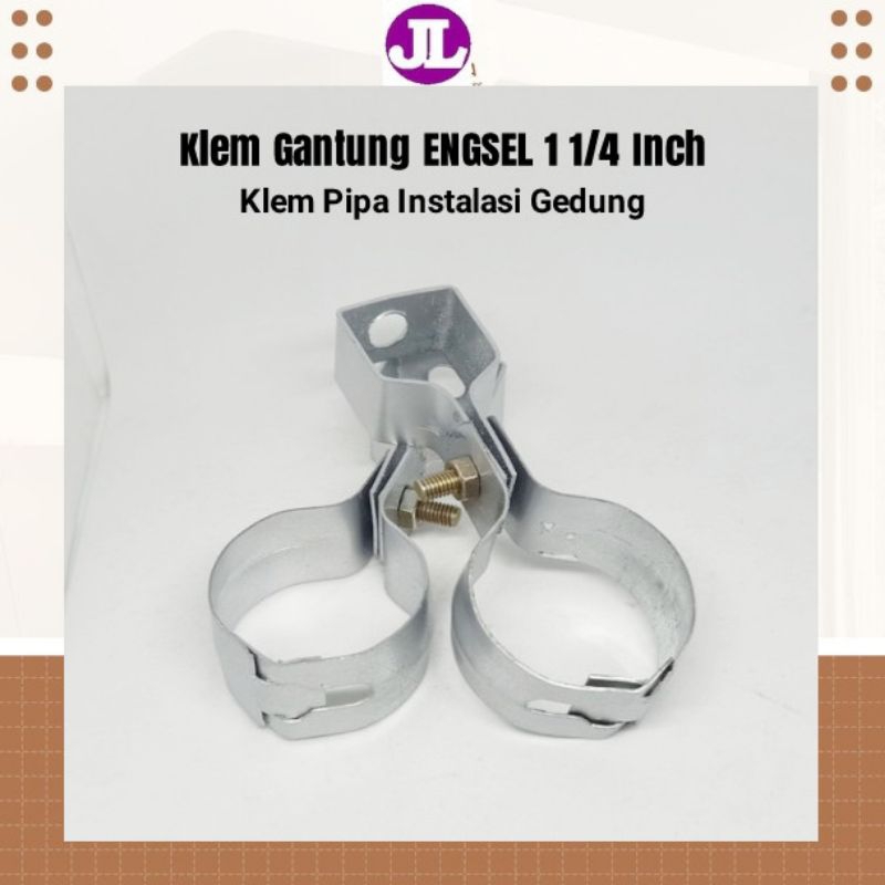 Jual Klem Gantung Engsel Pipa 11/4 Inch Instalasi Pipa Gedung Hanger ...