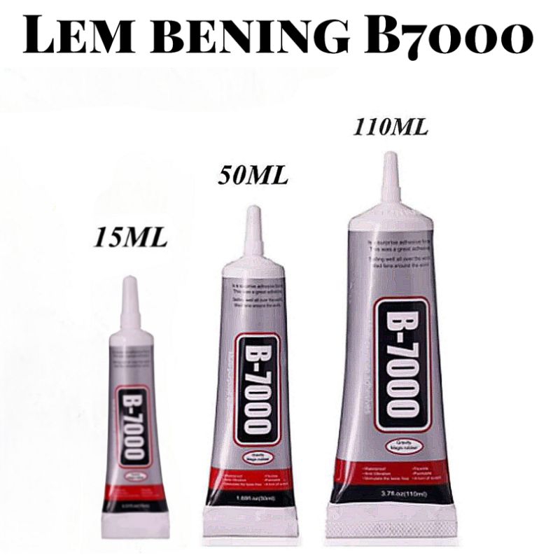 Jual LEM B7000 BENING SERBAGUNA LEM LCD TOUCHSCREEN HANDPHONE B7000 3ML ...