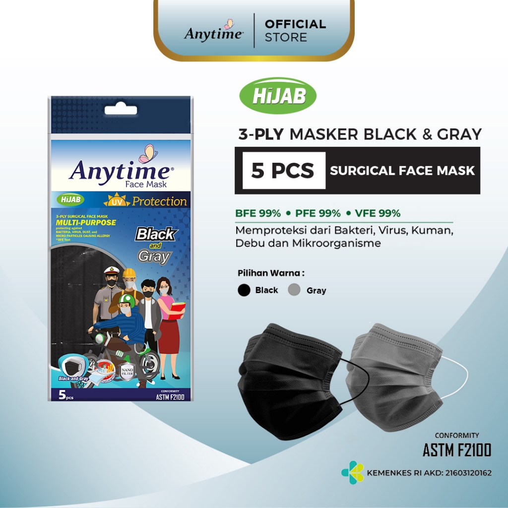 Jual Masker Hitam Keren Viral Terbaru Artis Korea Kpop Isi 5 (Black ...