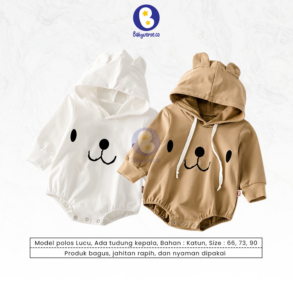 Jual Jaket Bayi Korean Hoodie Bear Impor Premium Usia 3 Bulan Sampai 2 ...