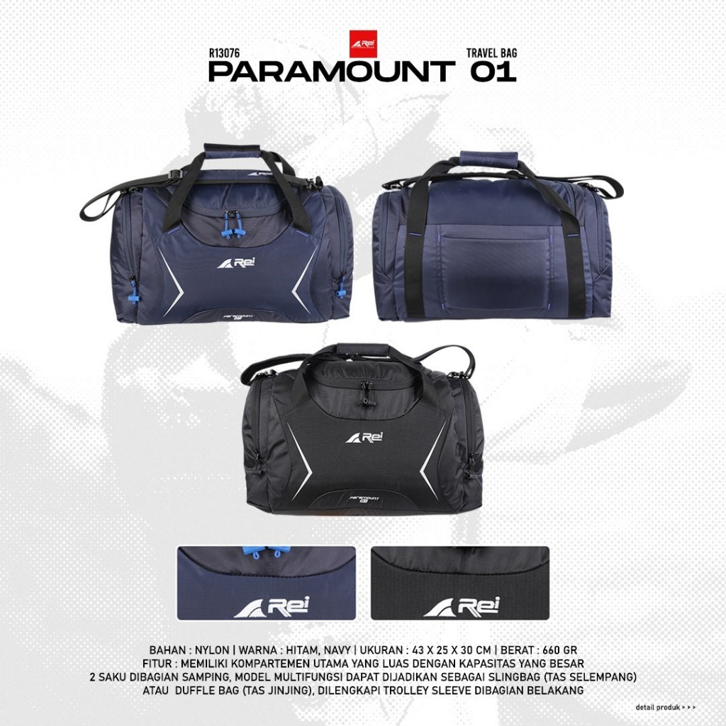 Jual Travel Bag Paramount 0.1 Arei Outdoorgear | Shopee Indonesia