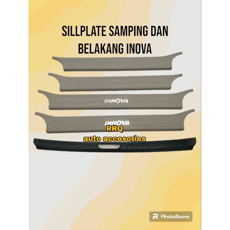 Jual sillplate belakang dan samping Innova old new sealplate samping ...