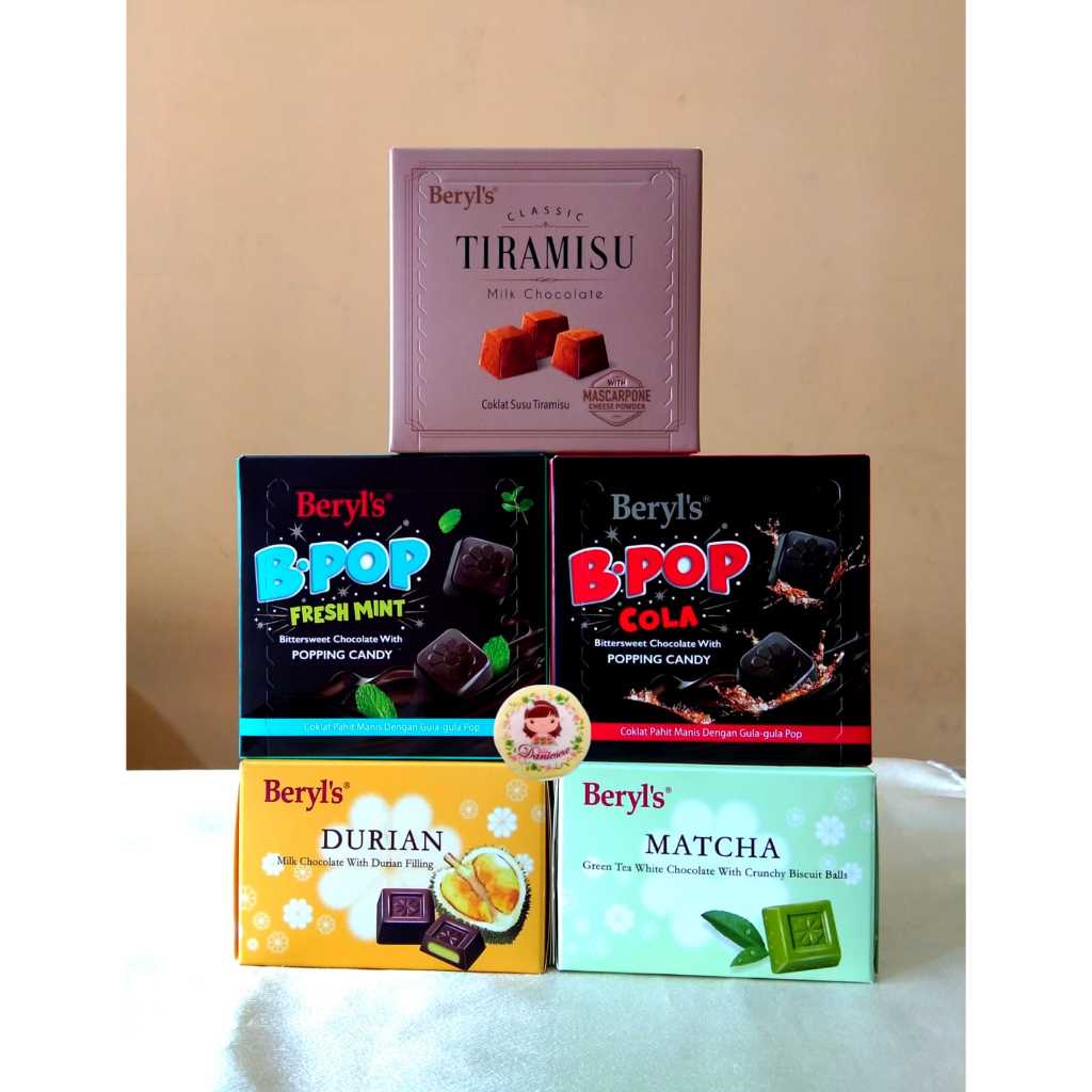 Jual .Coklat Import I Coklat Beryl's Malaysia durian tiramisu bpop cola ...