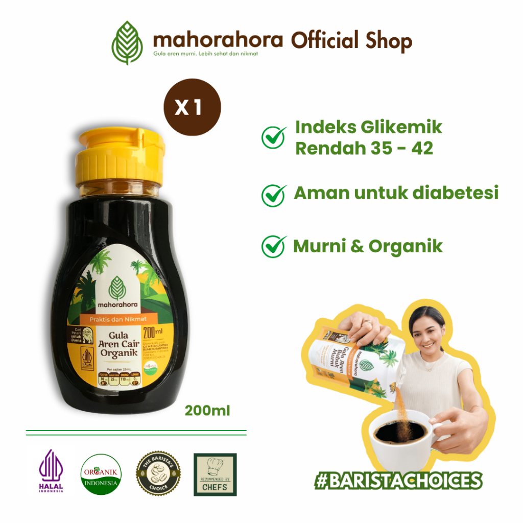 Jual Mahorahora Gula Aren Cair 200 ml (Palm Sugar) Organik, Premium ...