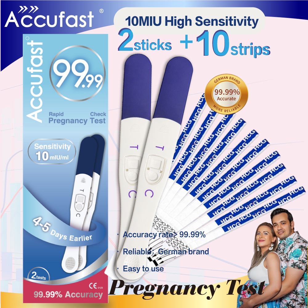 Jual AccuFast tes kehamilan Midstream / test pack / pregnancy test ...