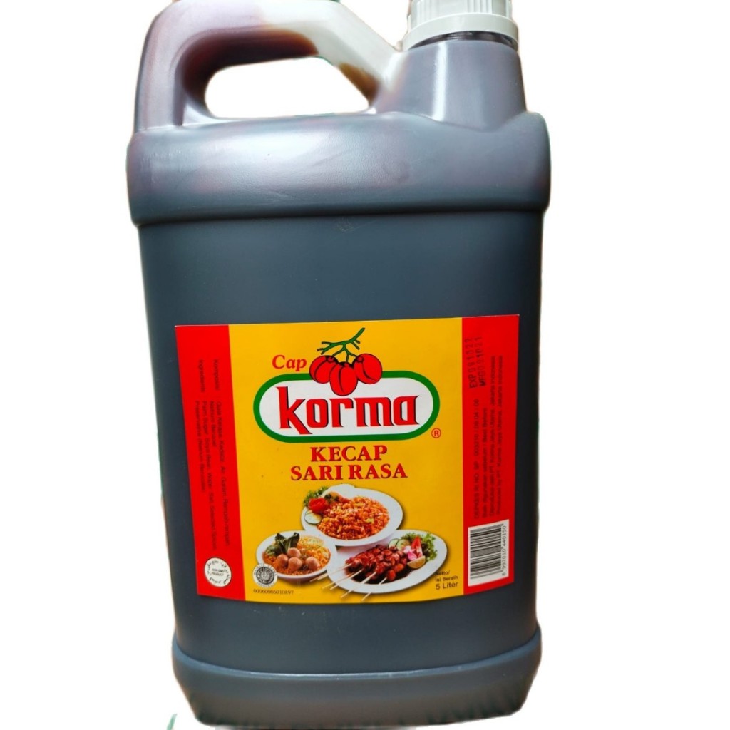 Jual kecap cap korma kecap Sari Rasa jerigen 5 liter | Shopee Indonesia