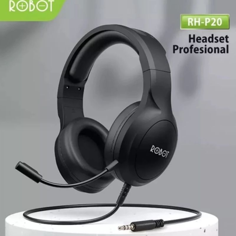 Jual Robot Headset Wired RH-P20 Headphone Bando Jack Audio 3.5mm With ...