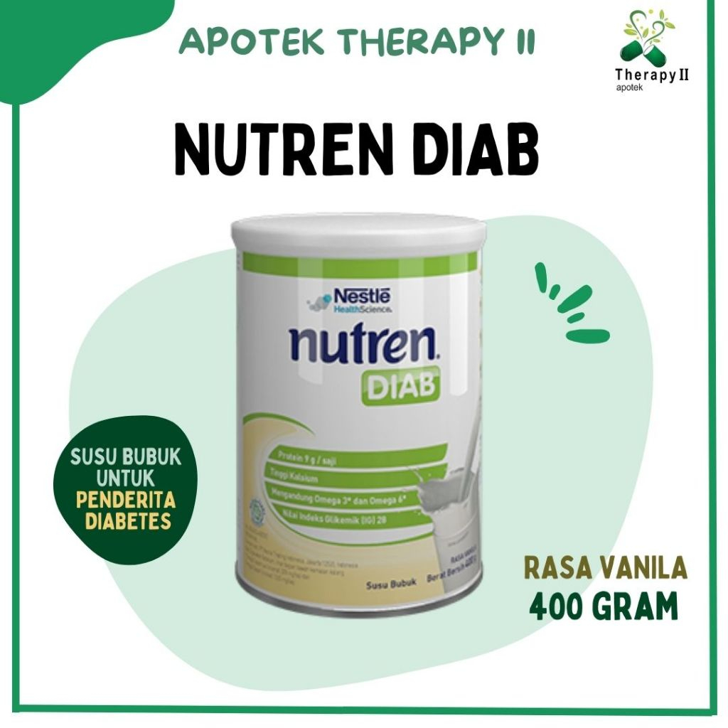 Jual NUTREN DIAB RASA VANILA | SUSU FORMULA UNTUK PENDERITA DIABETES ...