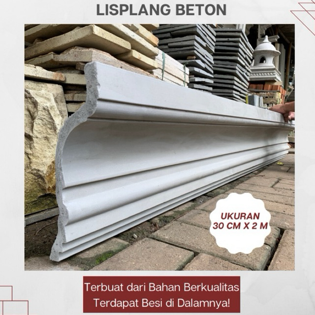 Jual Lisplang beton 30 cm x 2 m | lisplang minimalis, lisplang ...